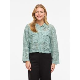 Vila Bluse "Vimerinda" in T&uuml;rkis - 45% | Gr&ouml;&szlig;e L | Damen-blusen