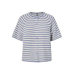 Pieces Strickbluse "Pcmalou" in Lila - 45% | Gr&ouml;&szlig;e L | Damen-blusen