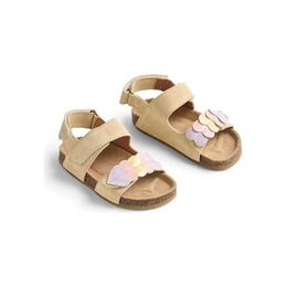 Wheat Leder-Sandalen "Clara" in Gelb - 52% | Gr&ouml;&szlig;e 28 | Kindersandalen