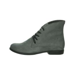 Think! Leder-Schn&uuml;rschuhe in Grau - 75% | Gr&ouml;&szlig;e 39 | Damen-schnuerschuhe