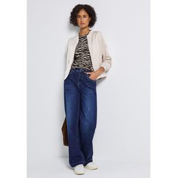 Cecil Shirt in Schwarz/ Creme - 50% | Gr&ouml;&szlig;e 36 | Damen-tops
