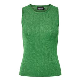 Pieces Stricktop in Gr&uuml;n - 40% | Gr&ouml;&szlig;e L | Damen-tops