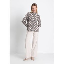 More & More More & More Bluse in Sand/ Schwarz - 70% | Gr&ouml;&szlig;e 40 | Damen-blusen