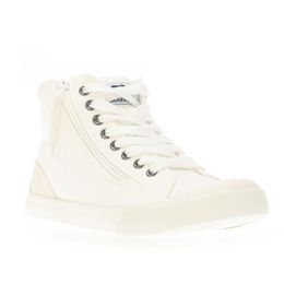 Rocket Dog Jazzin Hi Canvas Schuhe f&uuml;r Frauen in Wei&szlig;