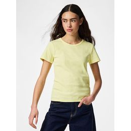 Pieces Shirt "Pcmay" in Gelb - 41% | Gr&ouml;&szlig;e XL | Damen-tops