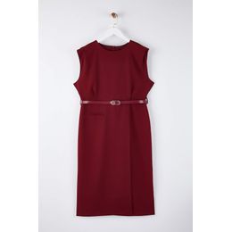 Curve Damen Midi-Kleid, &auml;rmellos, gerade geschnitten, figurbetont ...&auml;rmellos, Tag/Nacht, Plus-Size