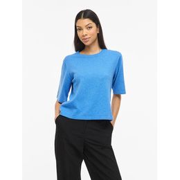 Vila Shirt "Vimalu" in Blau - 40% | Gr&ouml;&szlig;e S | Damen-tops