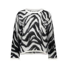 Pieces Pullover in Wei&szlig;/ Schwarz - 52% | Gr&ouml;&szlig;e M | Damen-pullover-cardigans