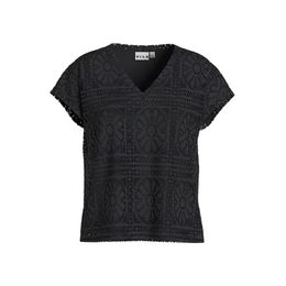 Vila Bluse "Vimerinda" in Schwarz - 50% | Gr&ouml;&szlig;e S | Damen-blusen