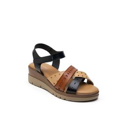Foreverfolie Sandaletten in Schwarz - 58% | Gr&ouml;&szlig;e 38 | Damen-sandalen