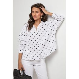 Lin Passion Hemd in Wei&szlig; - 70% | Gr&ouml;&szlig;e 40/42 | Damen-blusen