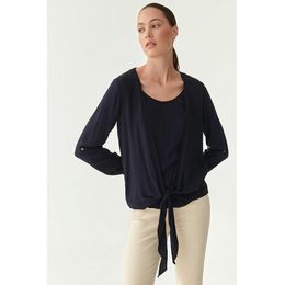 TATUUM Bluse "Ora" in Dunkelblau - 69% | Gr&ouml;&szlig;e 36 | Damen-blusen