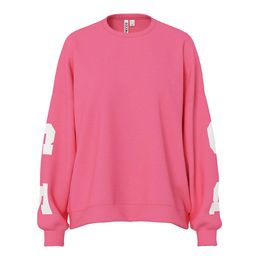 Pieces Sweatshirt "Pcfany" in Rosa - 65% | Gr&ouml;&szlig;e XS | Damen-sweatshirts-jacken