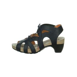 Think! Leder-Sandaletten "Traudi" in Schwarz - 61% | Gr&ouml;&szlig;e 39 | Damen-sandalen