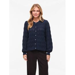 Vila Cardigan "Vilowen" in Dunkelblau - 51% | Gr&ouml;&szlig;e XL | Damen-pullover-cardigans