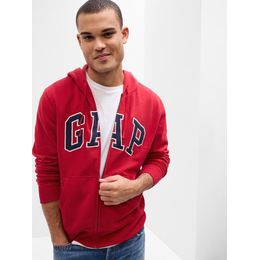 GAP Sweatjacke in Rot - 64% | Gr&ouml;&szlig;e XXL | Herren-sweatshirts-jacken