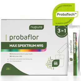 Testsieger Probiotika &deg; Kulturen komplex - nupure Darmsanierung & Darmkur Probaflor Max Spektrum N95 Pulver, hochstdosiert mit 95 Bakterienst&auml;mmen