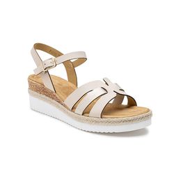 Foreverfolie Keilsandaletten in Beige - 58% | Gr&ouml;&szlig;e 38 | Damen-sandalen