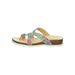 Think! Leder-Zehentrenner "Julia" in Gr&uuml;n - 58% | Gr&ouml;&szlig;e 40 | Damen-sandalen