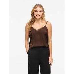 Vila Bluse "Vienna Ravenna" in Braun - 52% | Gr&ouml;&szlig;e 34 | Damen-blusen