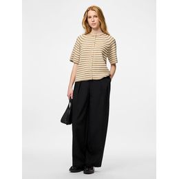 Pieces Bluse "Pcmalou" in Beige - 65% | Gr&ouml;&szlig;e S | Damen-blusen