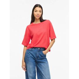 Vila Shirt "Vimalu" in Rot - 36% | Gr&ouml;&szlig;e L | Damen-tops
