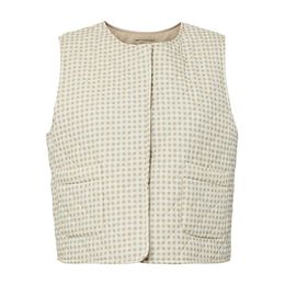 Pieces Weste "Pcsaria" in Beige - 50% | Gr&ouml;&szlig;e S | Damenjacken