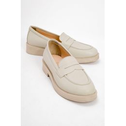 Bree Plateau Penny Leder Loafer