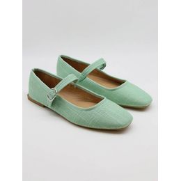 Bellucci Spangenballerinas in Gr&uuml;n - 62% | Gr&ouml;&szlig;e 37 | Damen-ballerinas