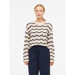 Vila Pullover "Viwave" in Beige - 46% | Gr&ouml;&szlig;e S | Damen-pullover-cardigans