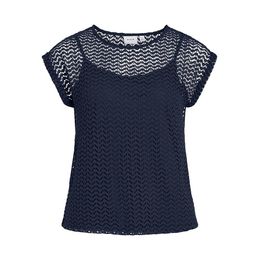 Vila Bluse "Vimine" in Dunkelblau - 44% | Gr&ouml;&szlig;e S | Damen-blusen