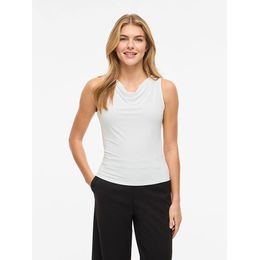 Vila Top "Vikenza" in Wei&szlig; - 35% | Gr&ouml;&szlig;e M | Damen-tops