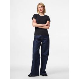 Pieces Shirt "Pcmay" in Schwarz - 55% | Gr&ouml;&szlig;e XS | Damen-tops