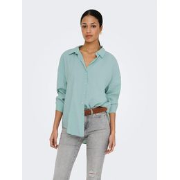 Only Hemd in T&uuml;rkis - 60% | Gr&ouml;&szlig;e XS | Damen-blusen