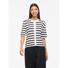 Vila Strickbluse "Vizicha" in Creme - 62% | Gr&ouml;&szlig;e XS | Damen-blusen