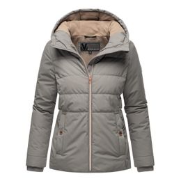 Marikoo Damen Steppjacke mit Fleece-Innenfutter & Kapuze &ndash; Alemee