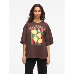 Vila Shirt "Vilemon" in Braun - 50% | Gr&ouml;&szlig;e S | Damen-tops