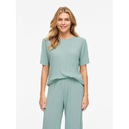 Vila Bluse "Viplisa" in T&uuml;rkis - 40% | Gr&ouml;&szlig;e M | Damen-blusen