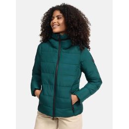 Marikoo kurze Damen Steppjacke mit Kapuze & Fleecefutter &ndash; Radaa