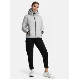 Marikoo kurze Damen Steppjacke mit Kapuze & Fleecefutter &ndash; Radaa