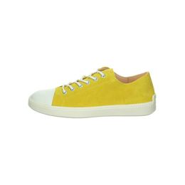 Think! Leder-Sneakers "Turna" in Gelb - 62% | Gr&ouml;&szlig;e 42 | Damen-sneakers