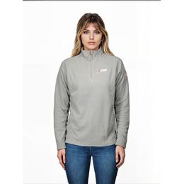 Geographical Norway Fleecepullover "Tug" in Hellgrau - 71% | Gr&ouml;&szlig;e L | Damenpullover