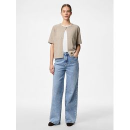 Pieces Bluse "Pcbree" in Beige - 50% | Gr&ouml;&szlig;e S | Damen-blusen