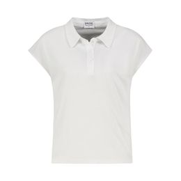 Sublevel Poloshirt in Wei&szlig; - 52% | Gr&ouml;&szlig;e M | Damen-tops