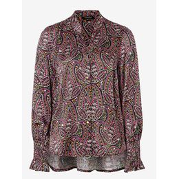 More & More More & More Bluse in Schwarz/ Pink - 85% | Gr&ouml;&szlig;e 36 | Damen-blusen