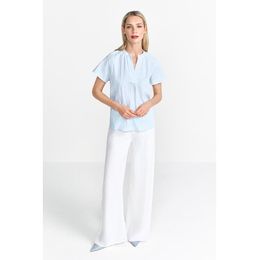 Rich & Royal Rich & Royal Bluse in Hellblau/ Wei&szlig; - 63% | Gr&ouml;&szlig;e 36 | Damen-blusen