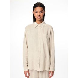 Pieces Bluse "Pcpia" in Beige - 52% | Gr&ouml;&szlig;e XL | Damen-blusen