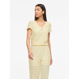Vila Bluse "Viamalina" in Gelb - 48% | Gr&ouml;&szlig;e L | Damen-blusen