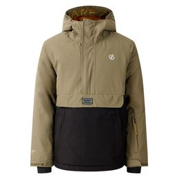 Dare 2b Ski-/ Snowboardjacke "Freehand II" in Beige/ Schwarz - 70% | Gr&ouml;&szlig;e 128 | Kinder-outdoor-jacken
