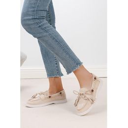 C'M Slipper in Beige - 64% | Gr&ouml;&szlig;e 38 | Damen-schuhe-halbschuhe